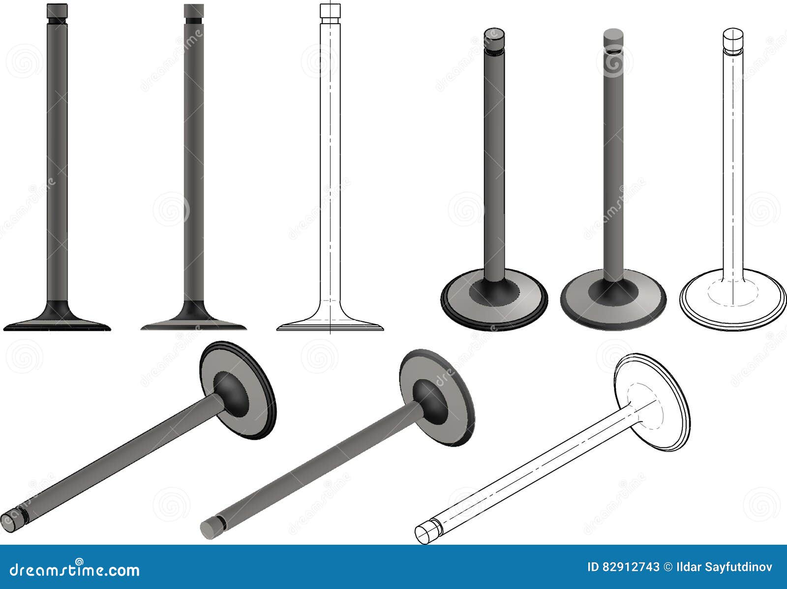 Engine Valves Royalty-Free Stock Image | CartoonDealer.com #30165580