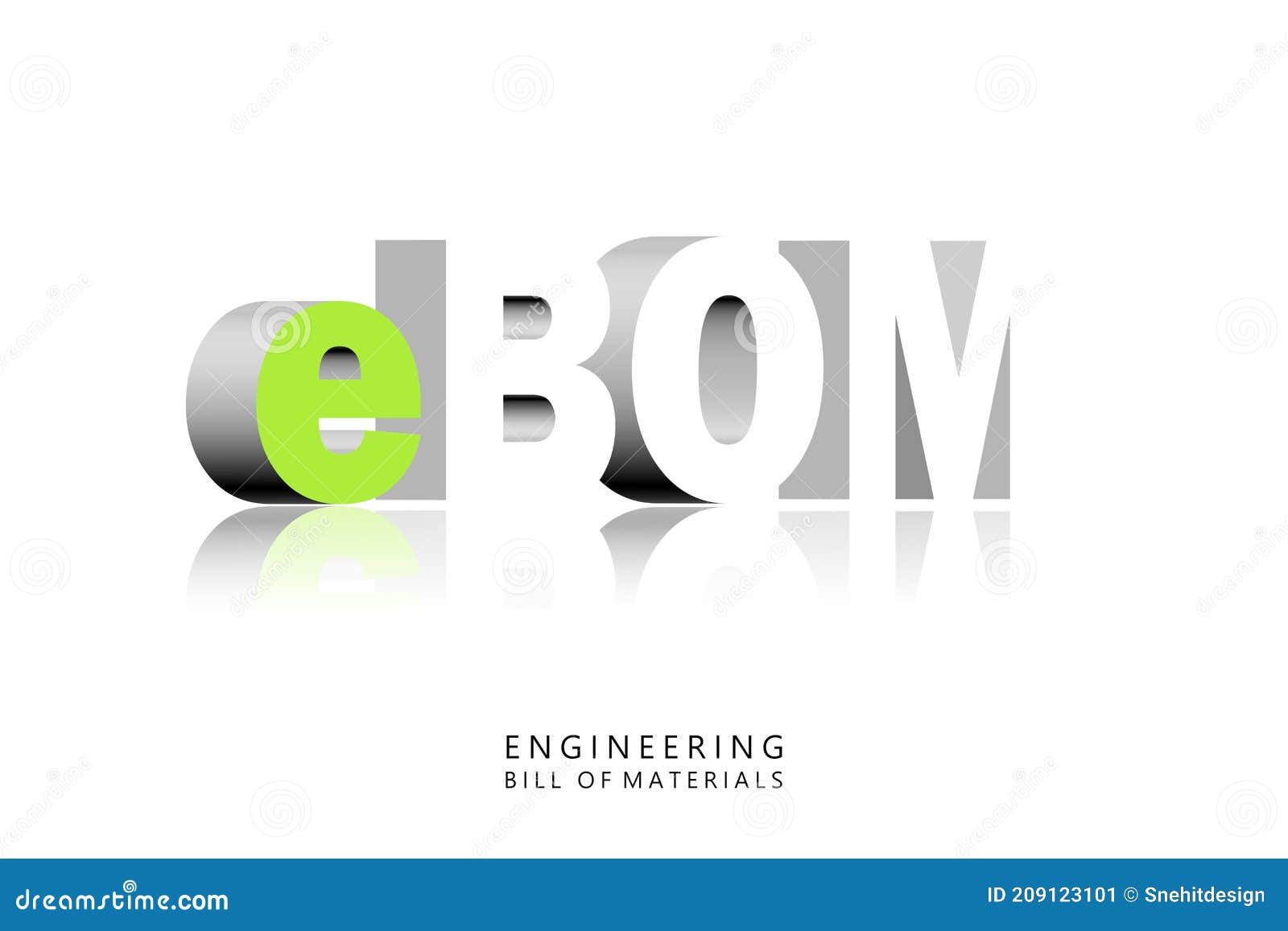 BOM, Bill Of Materials. Concept With Keywords, People And Icons. Flat ...