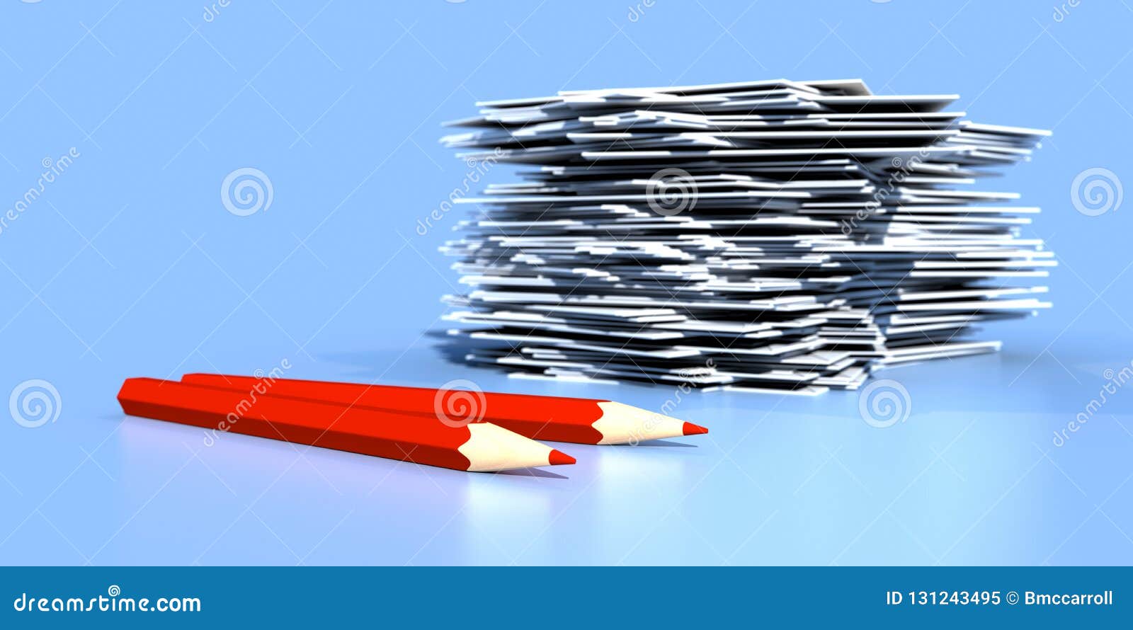 Stack Of Letter And Envelope Illustration Royalty-Free Stock Photo ...