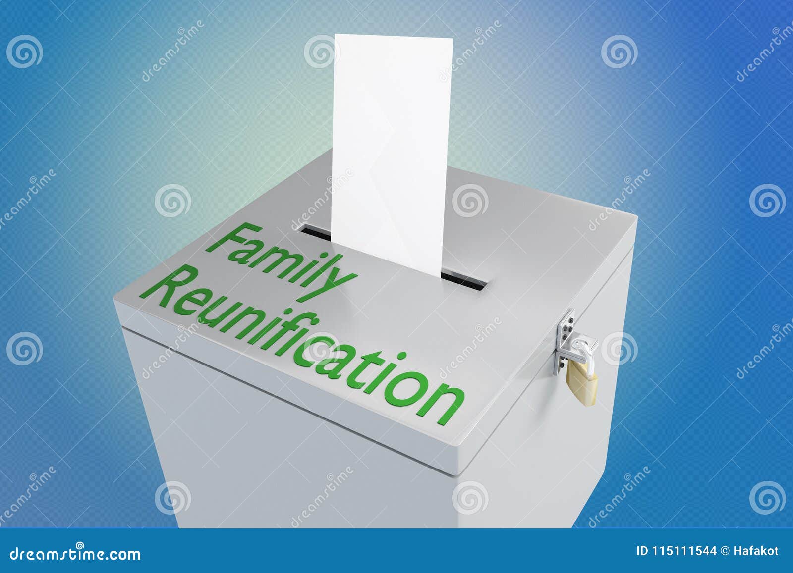 Family Reunification Concept Stock Illustration - Illustration of ...