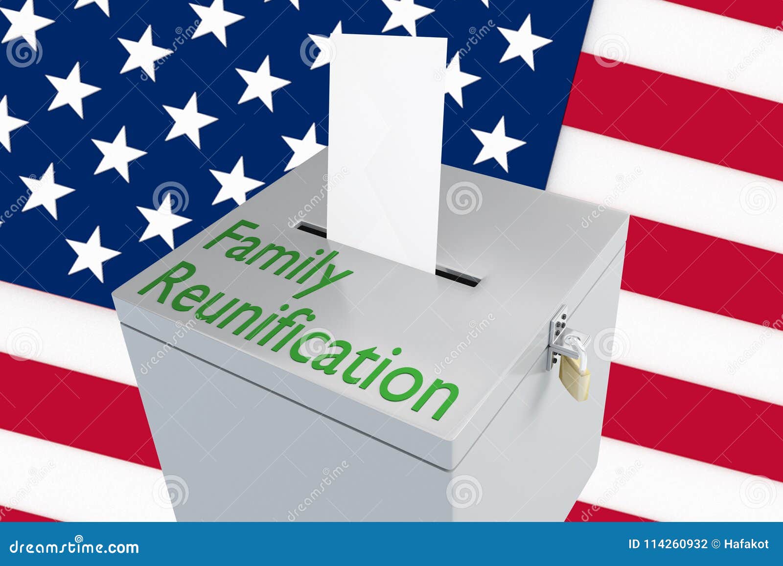 Family Reunification Concept Stock Illustration - Illustration of green ...