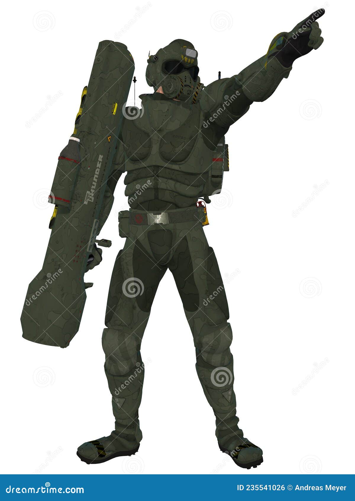 Fantasy Science Fiction Figure Stock Illustration - Illustration of ...