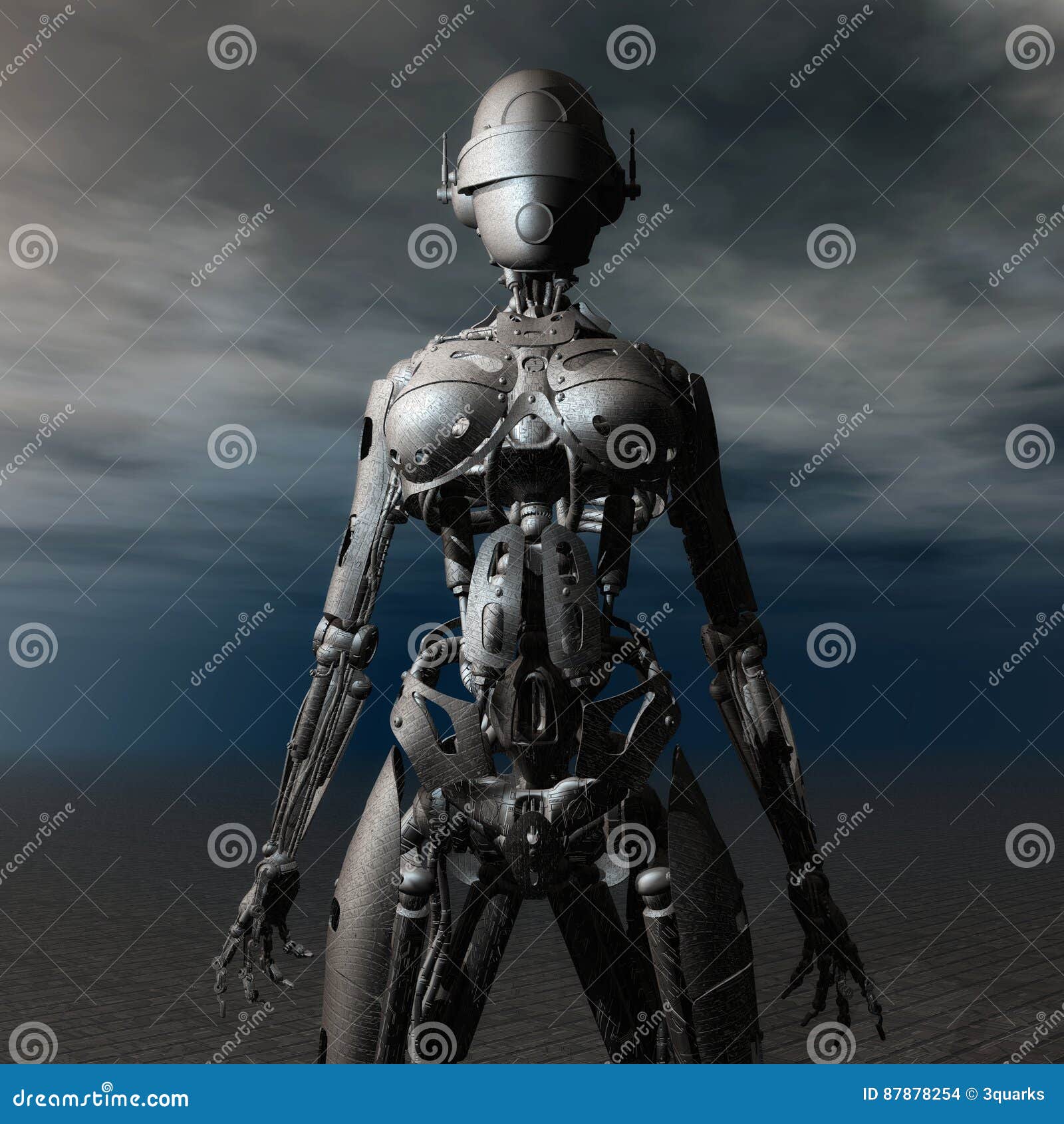 3D Illustration Of A Fembot Royalty-Free Stock Photography ...