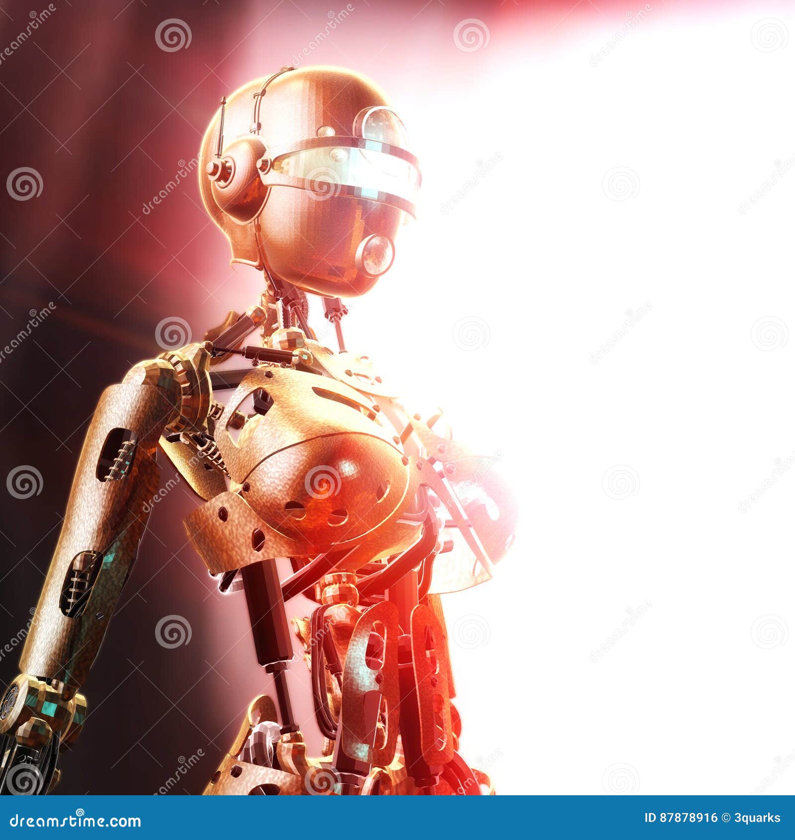 3D Illustration Of A Fembot Royalty-Free Stock Photography ...
