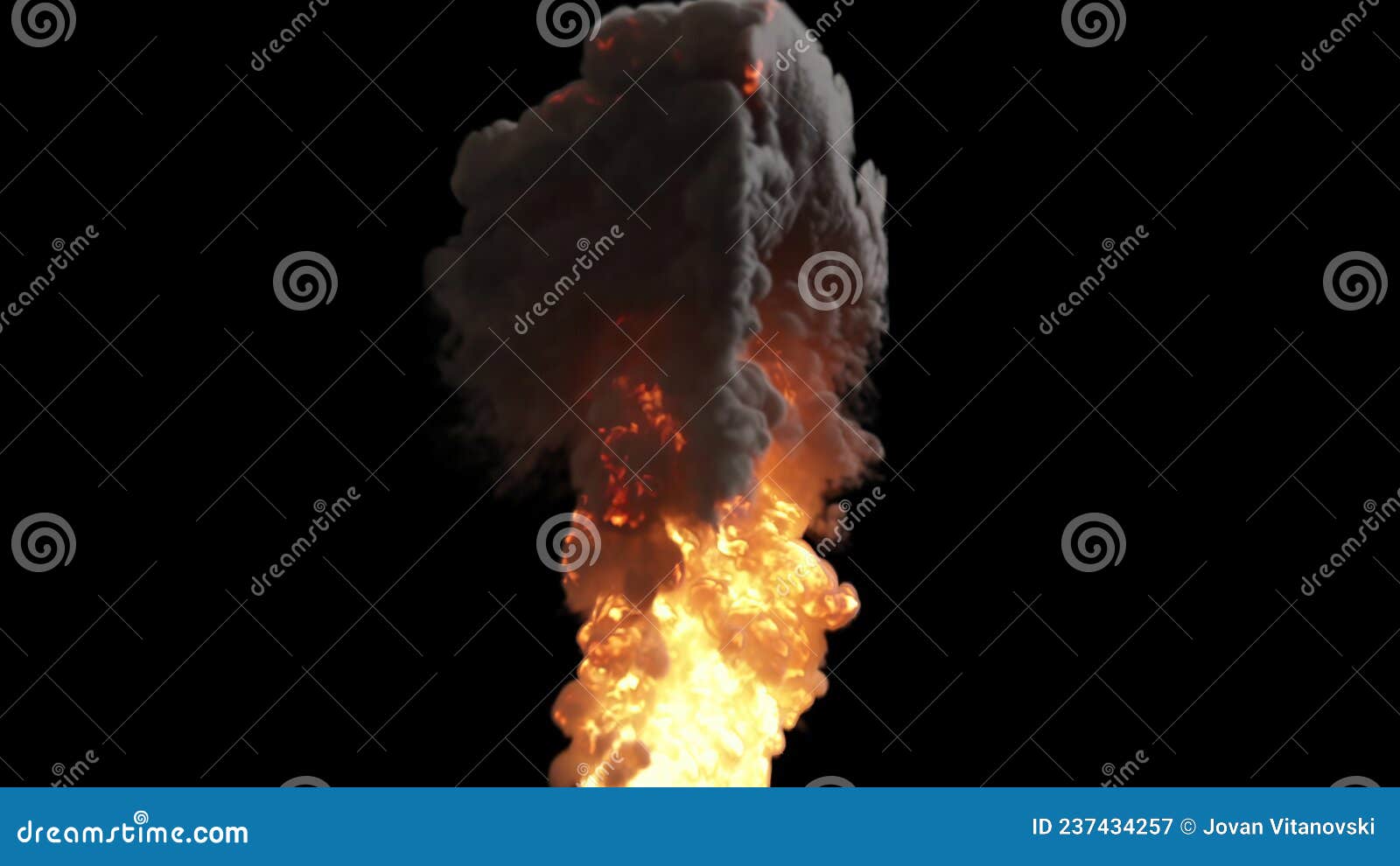 Fire Ball Explosion stock illustration. Illustration of expression ...