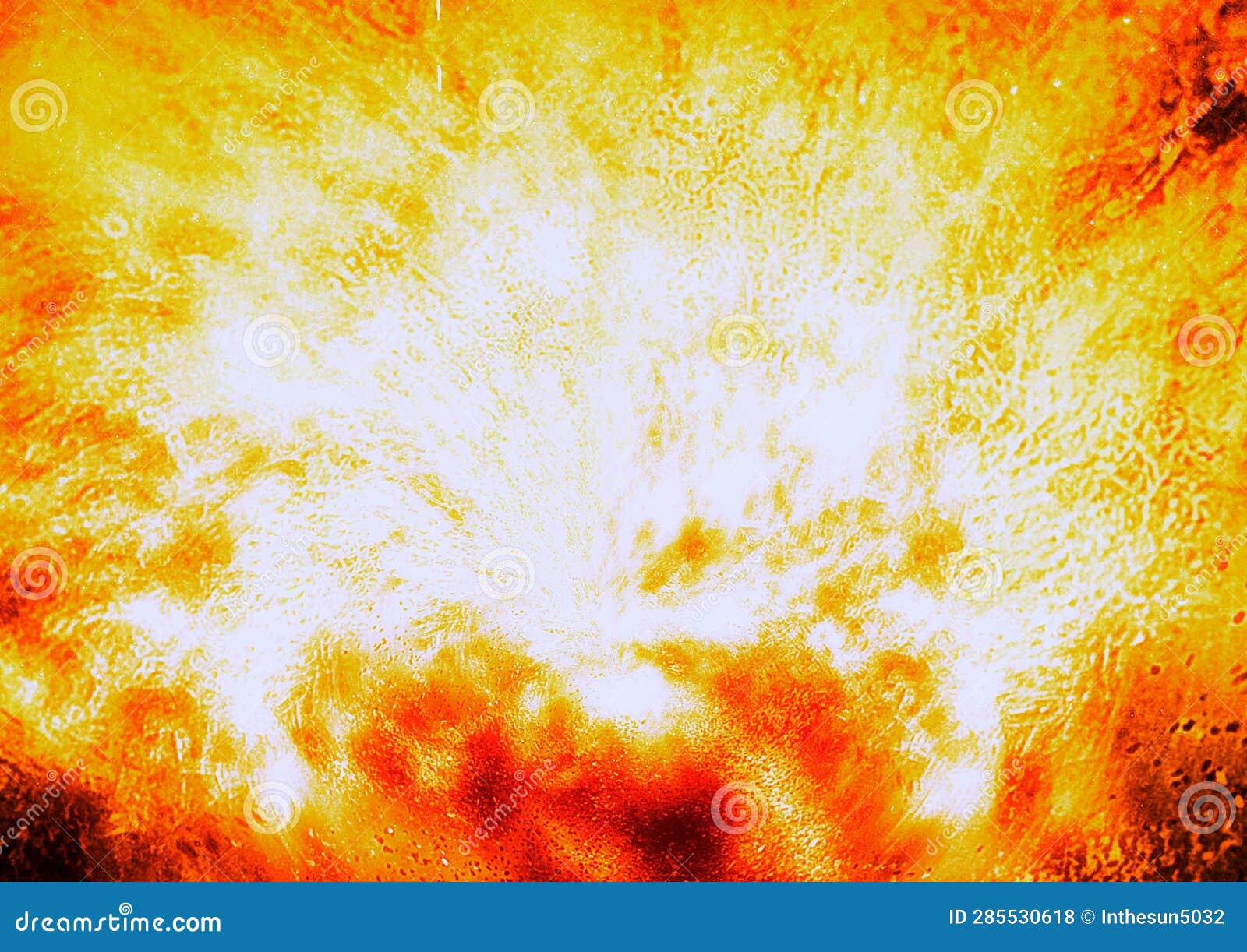 3d Illustration of Fire Flames Exploding Stock Illustration ...