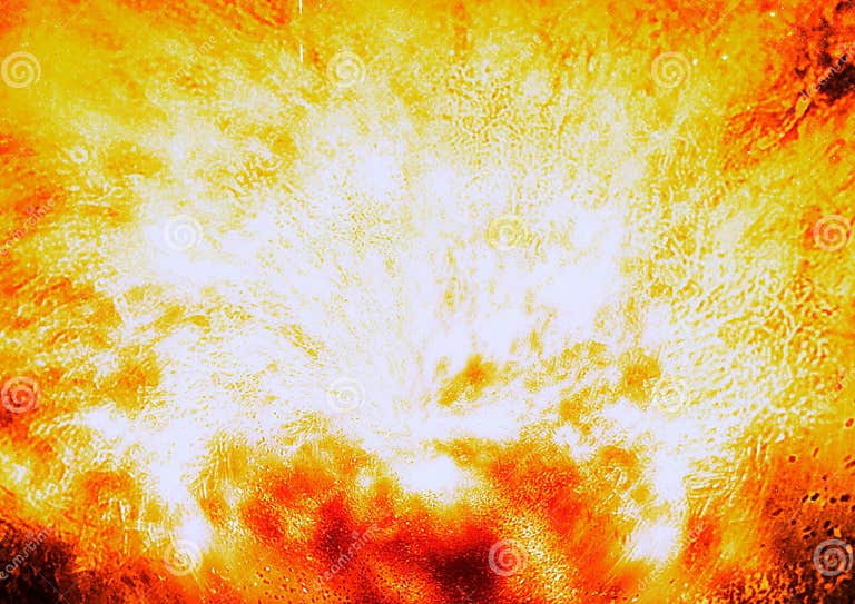 3d Illustration of Fire Flames Exploding Stock Illustration ...