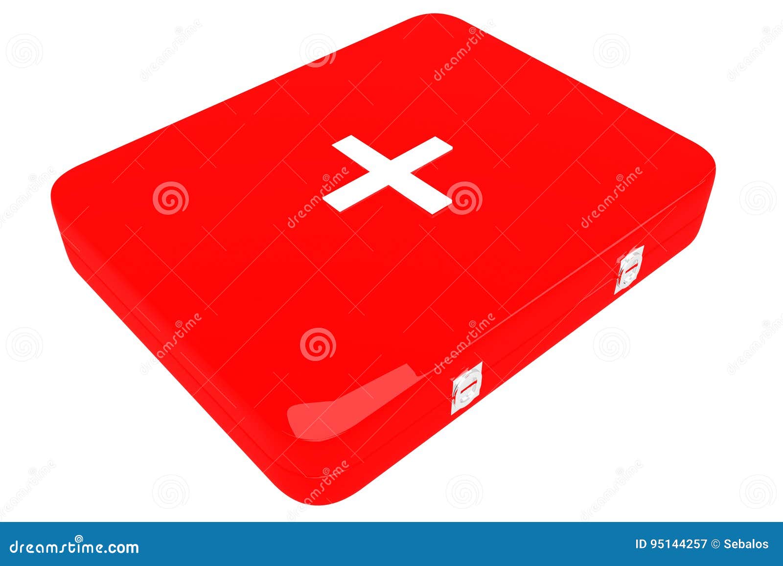3d Illustration of First Aid Kit Stock Illustration - Illustration of ...