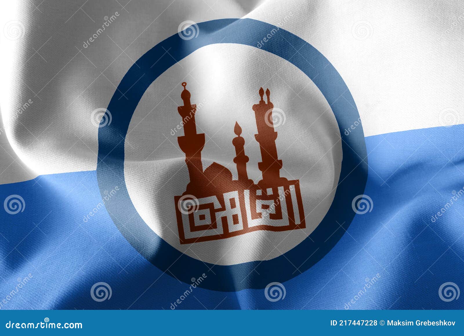 Flag Of Cairo On Map Of Egypt Governorates Royalty-Free Illustration ...