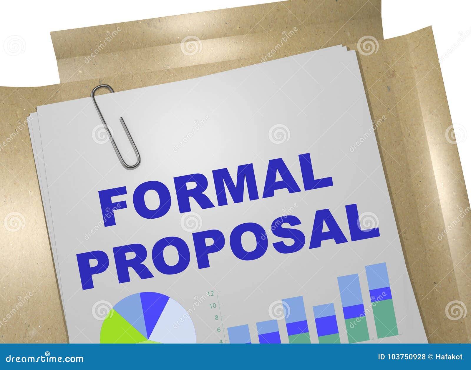 Formal Proposal concept stock illustration. Illustration of company ...