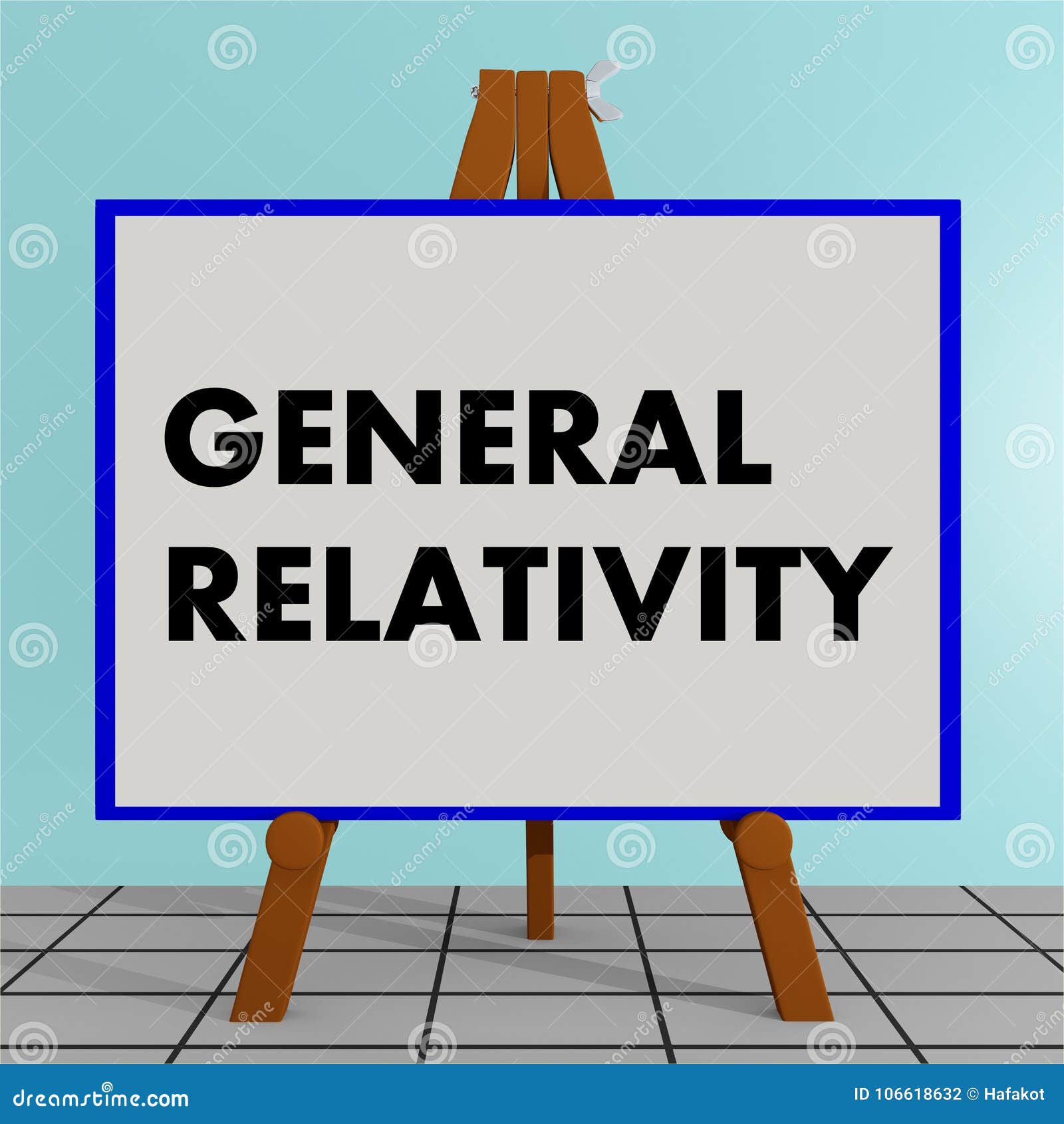 General Relativity concept stock illustration. Illustration of ...