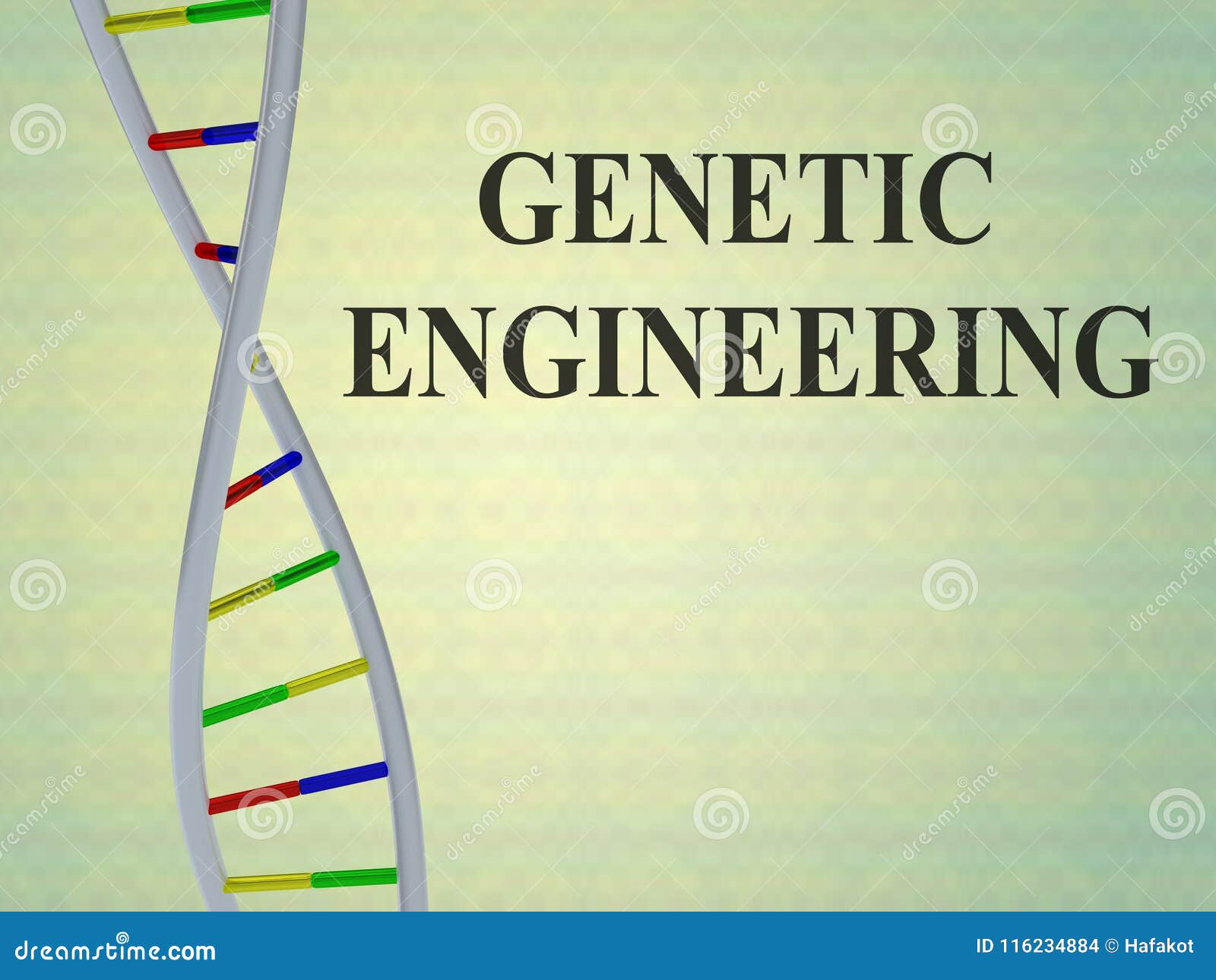 GENETIC ENGINEERING Concept Stock Illustration - Illustration of ...