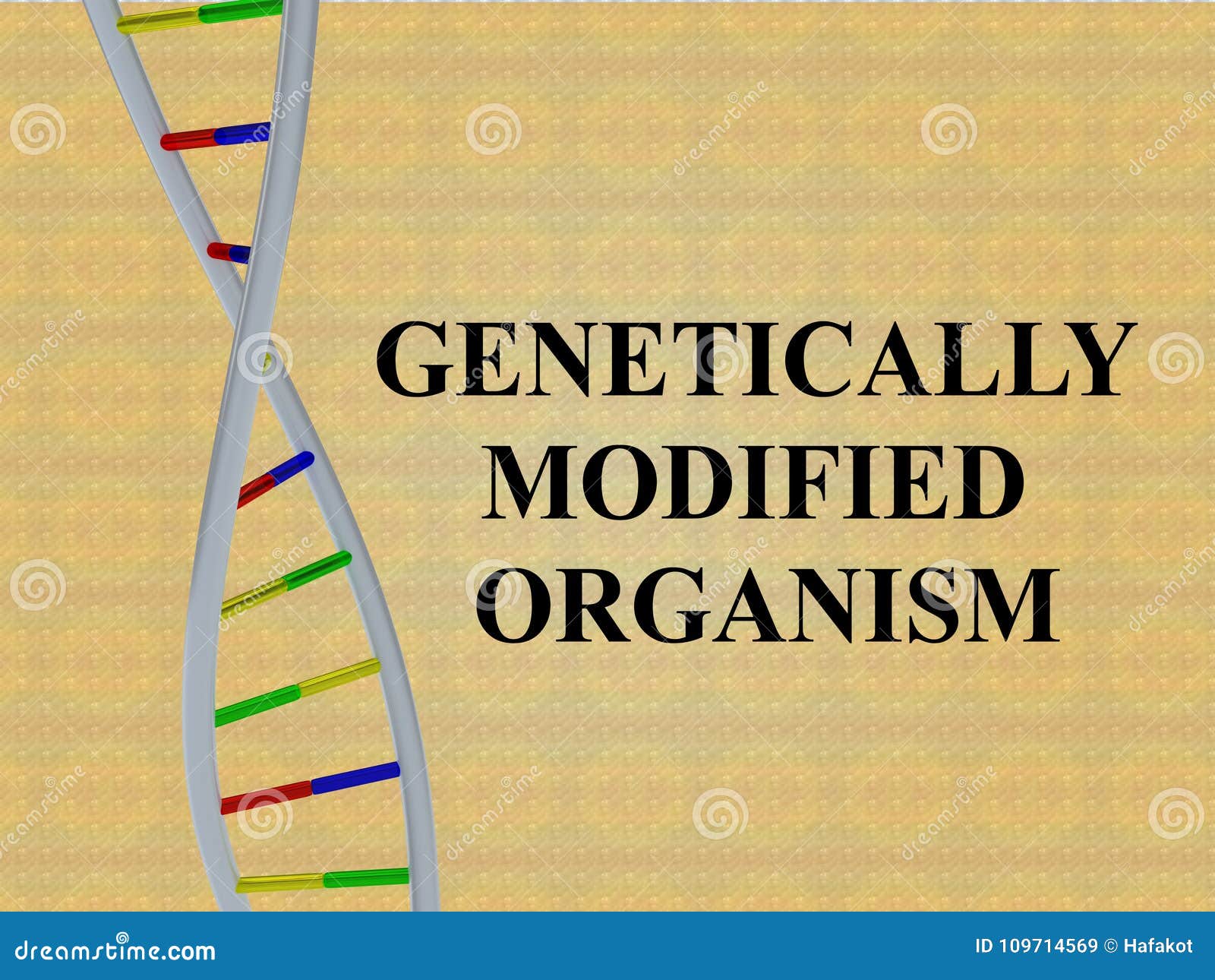 GENETICALLY MODIFIED ORGANISM Concept Stock Illustration - Illustration ...