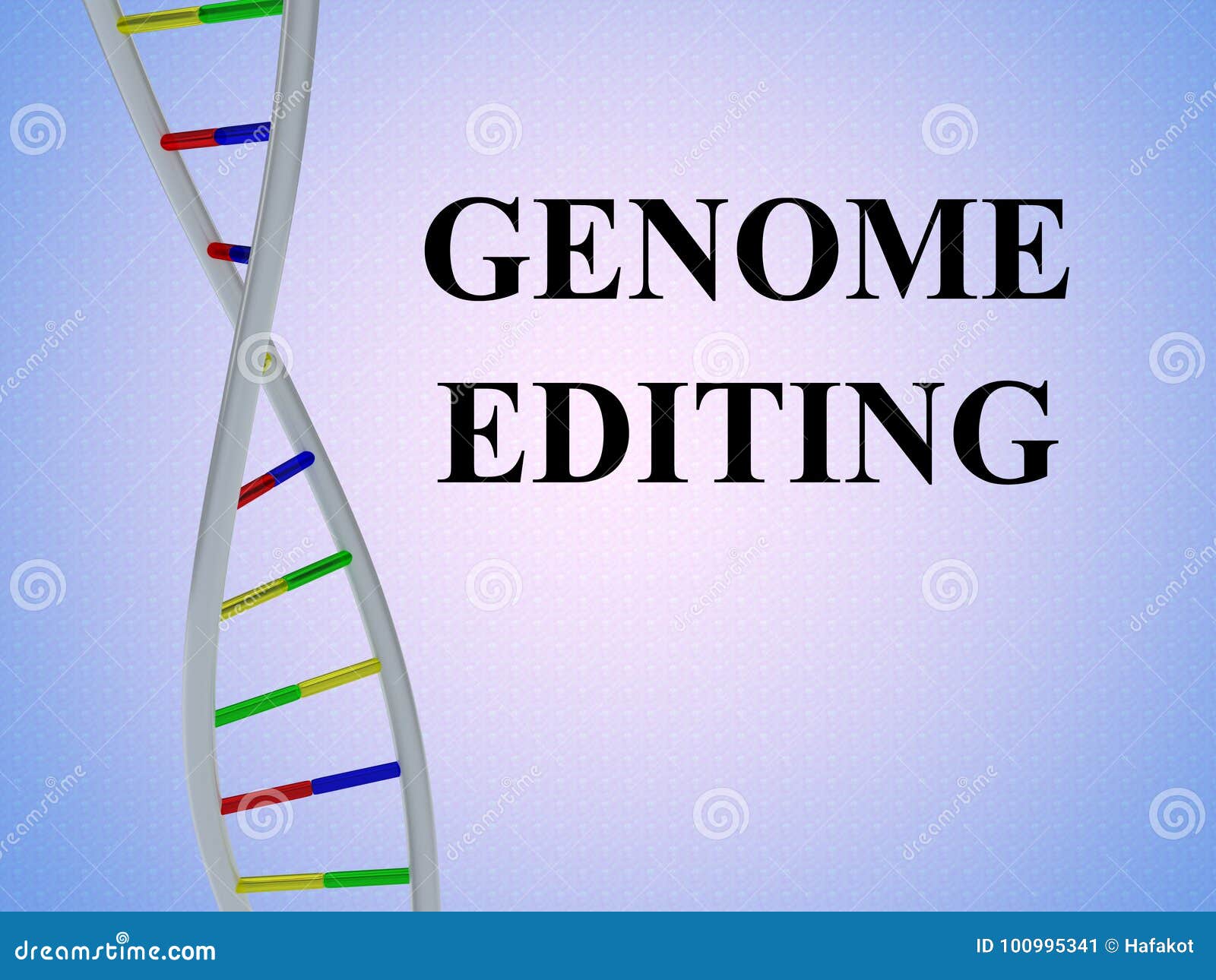 Genome Editing concept stock illustration. Illustration of double ...
