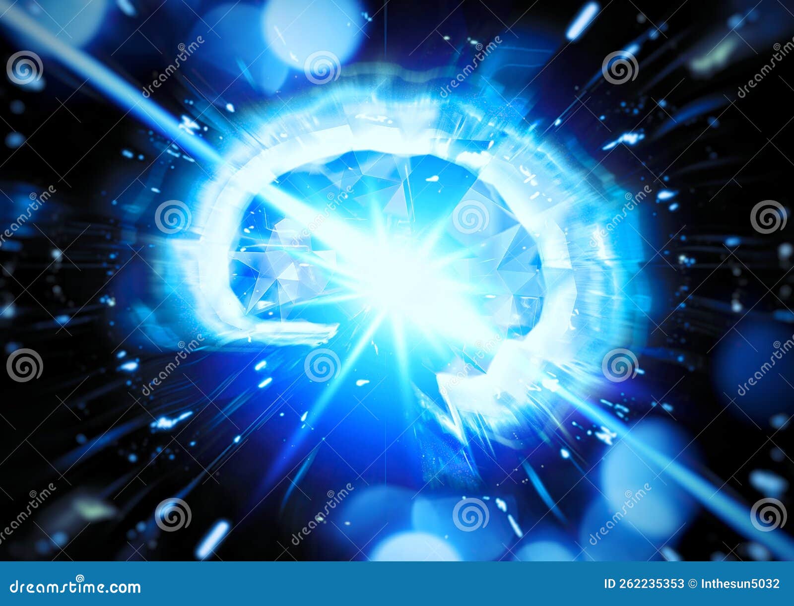 3d Illustration of Geometric Artificial Intelligence Synthesized with ...