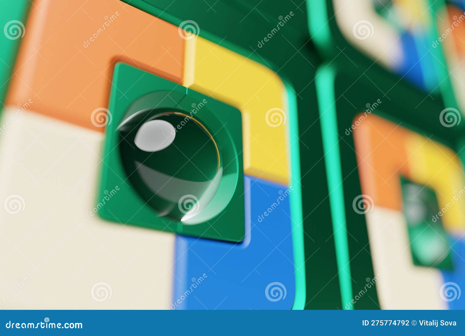 3d illustration stock illustration. Illustration of construction ...