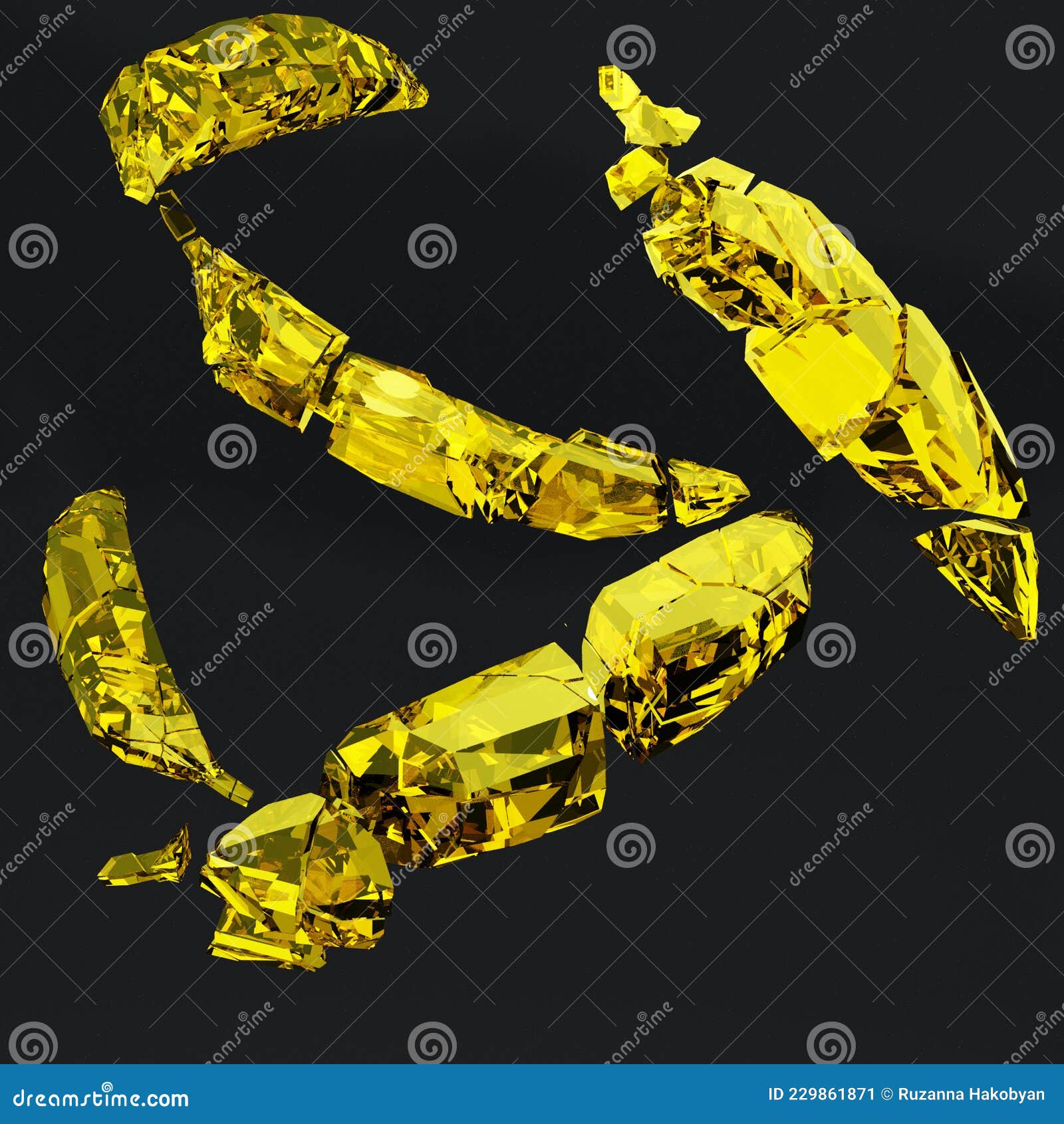 Crystal Bananas Stock Illustrations – 7 Crystal Bananas Stock ...