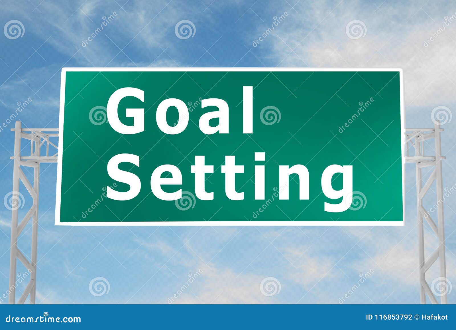 Goal Setting concept stock illustration. Illustration of reminder ...