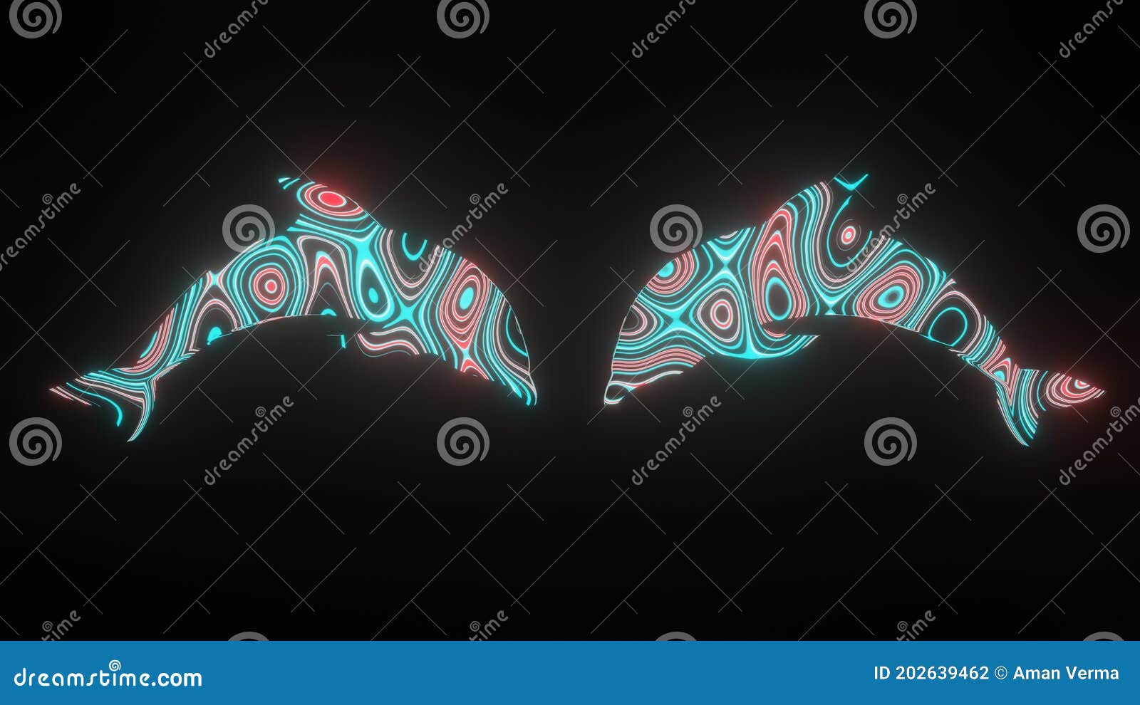3D Illustration Graphic of Beautiful Texture or Pattern on the Two ...