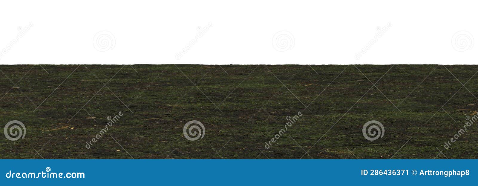 3d Illustration Grass Ground Texture, Ground Material Perspective View ...