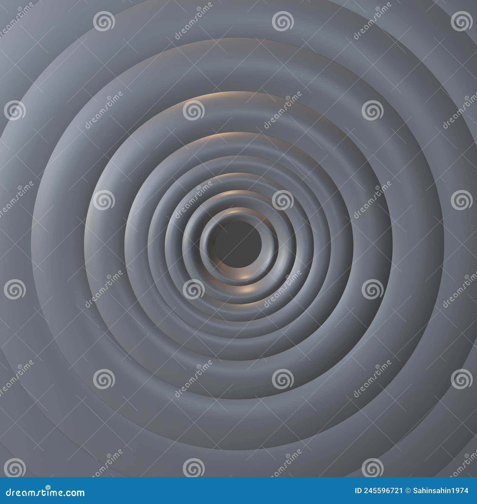 3d Illustration, Gray Color Geometric Round Pattern Background ...