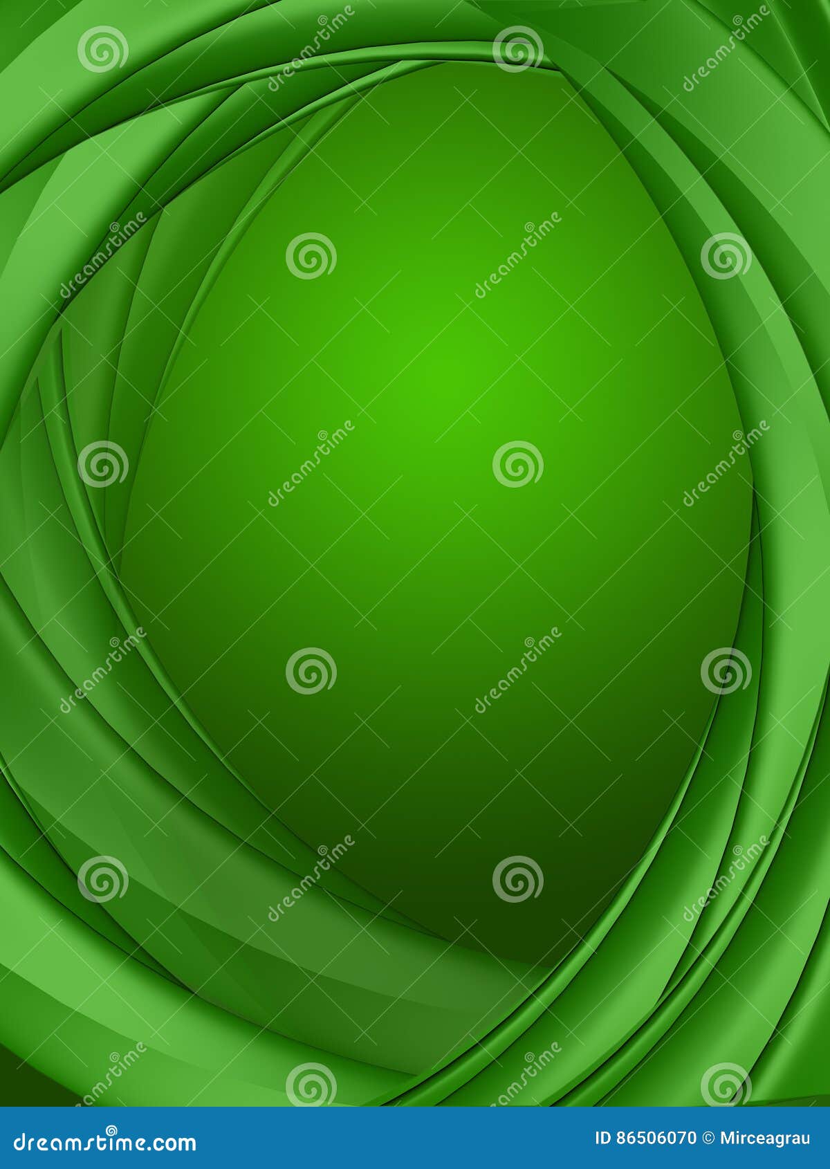 3d Illustration Green Background Stock Illustration - Illustration of ...