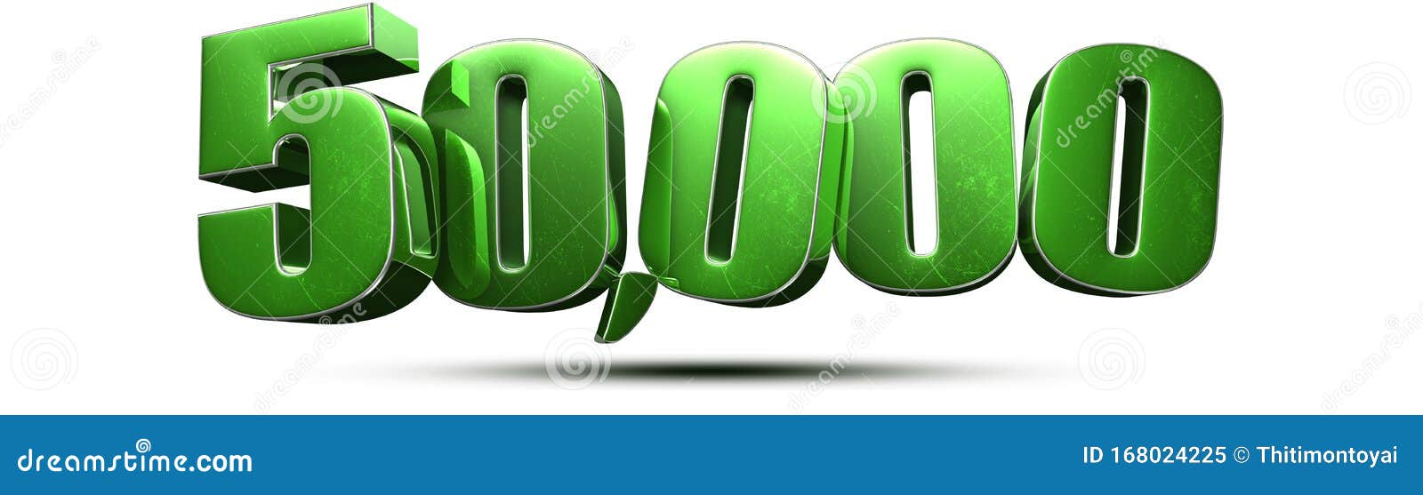 3D 50000. stock illustration. Illustration of rendering - 168024225