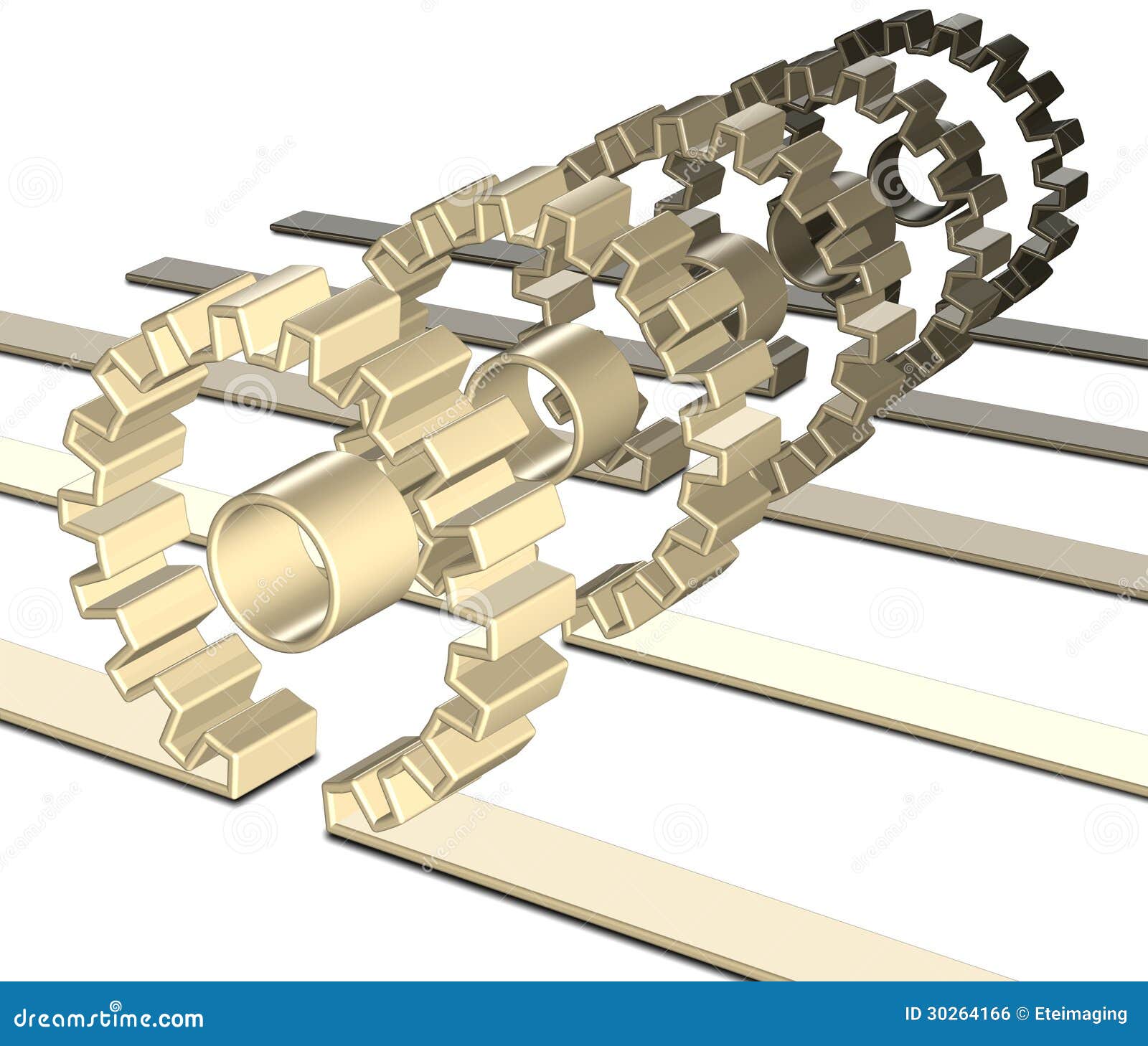 Cog wheels stock illustration. Illustration of component - 30264166