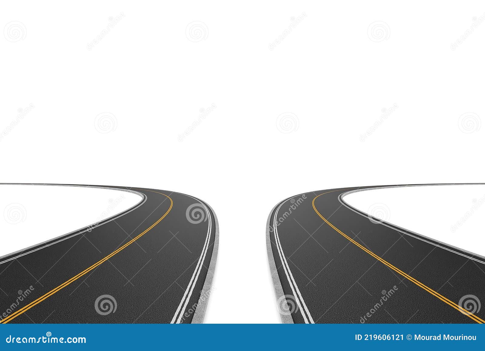 The Roads In Different Directions. Cars. Destinations In The Form Of ...