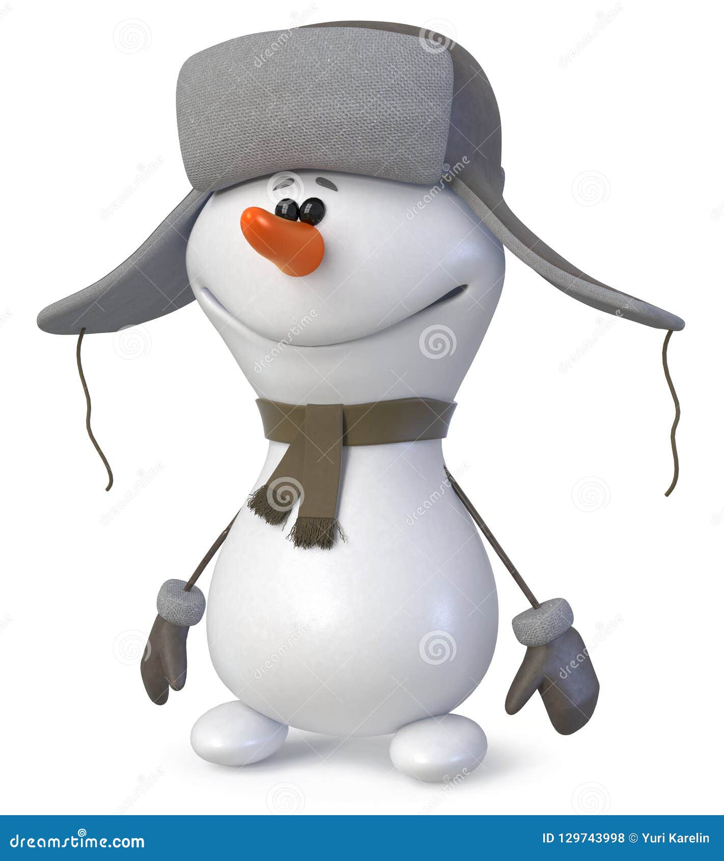 3d Illustration Happy Snowman Stock Illustration - Illustration of ... 3d Illustration Happy Snowman Stock Illustration - Illustration of ...