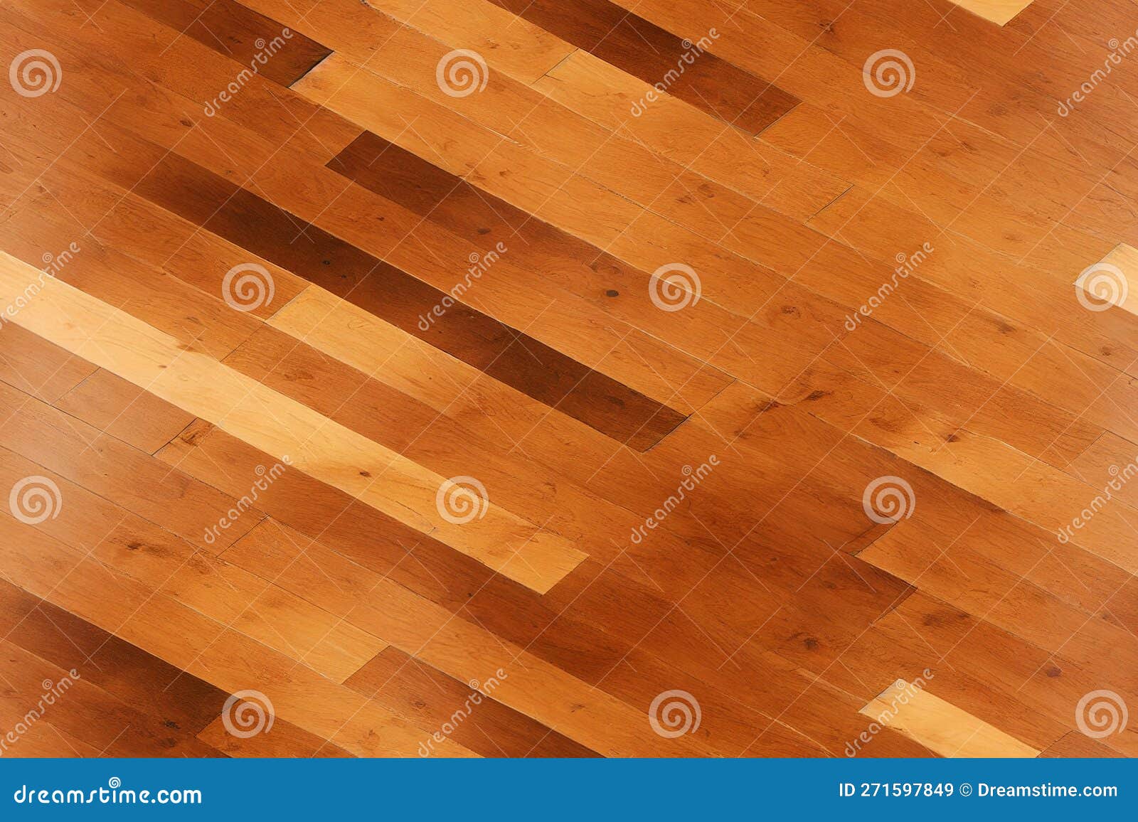 3d Illustration of Hard Wood Floor. Seamless Pattern Stock Illustration ...