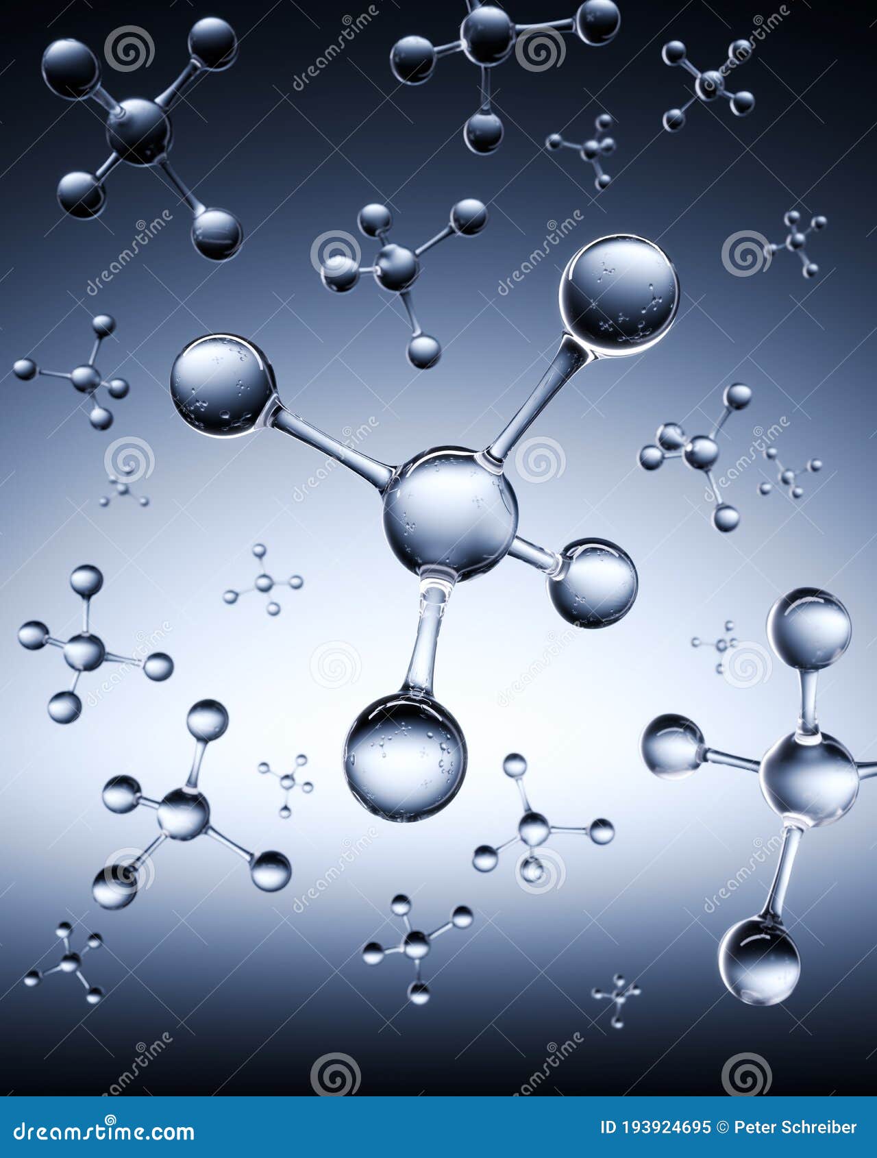 3D Illustration of Hydrogen H2 Stock Illustration - Illustration of ...