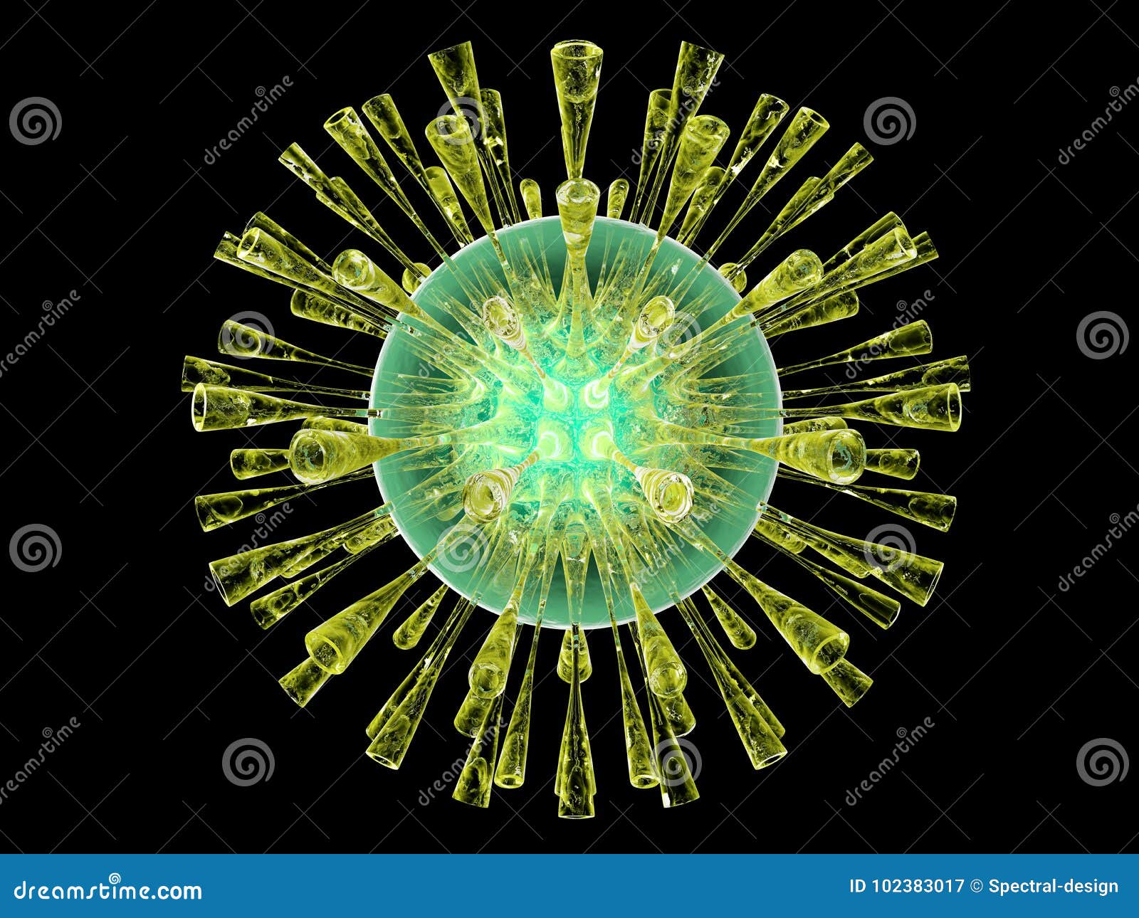 Immune System Defense cell stock illustration. Illustration of ...