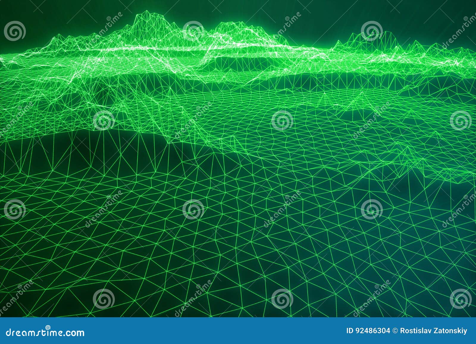 3D Illustration Internet Connection, Abstract Sence of Science and ...
