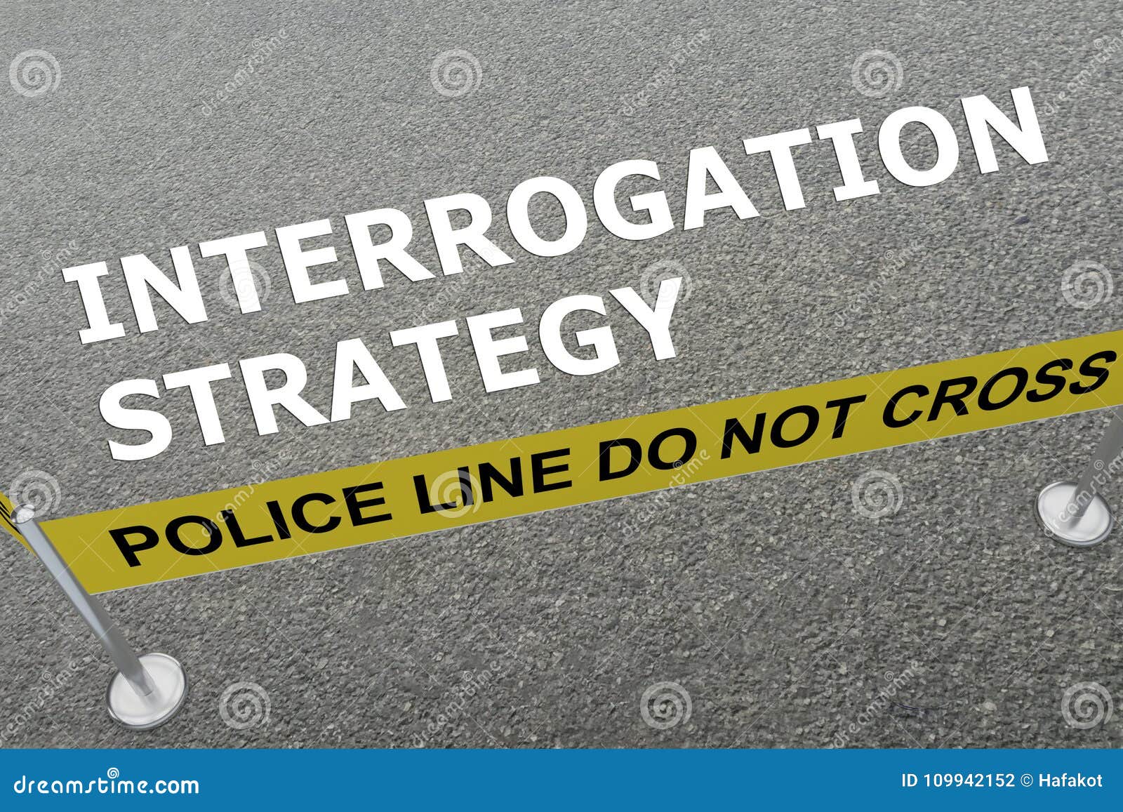 INTERROGATION STRATEGY Concept Stock Illustration - Illustration of ...