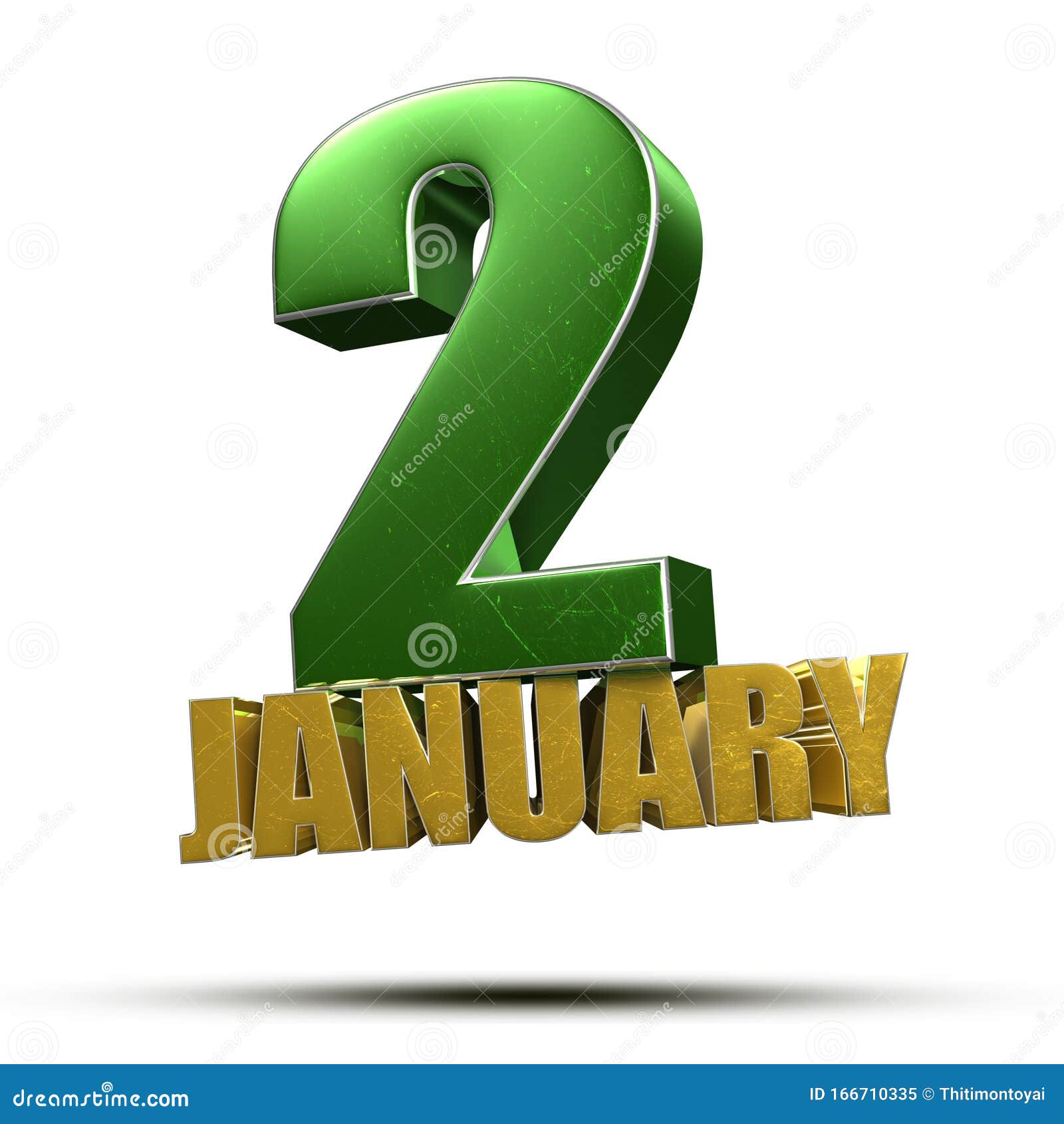 January 2 3d. stock illustration. Illustration of information - 166710335