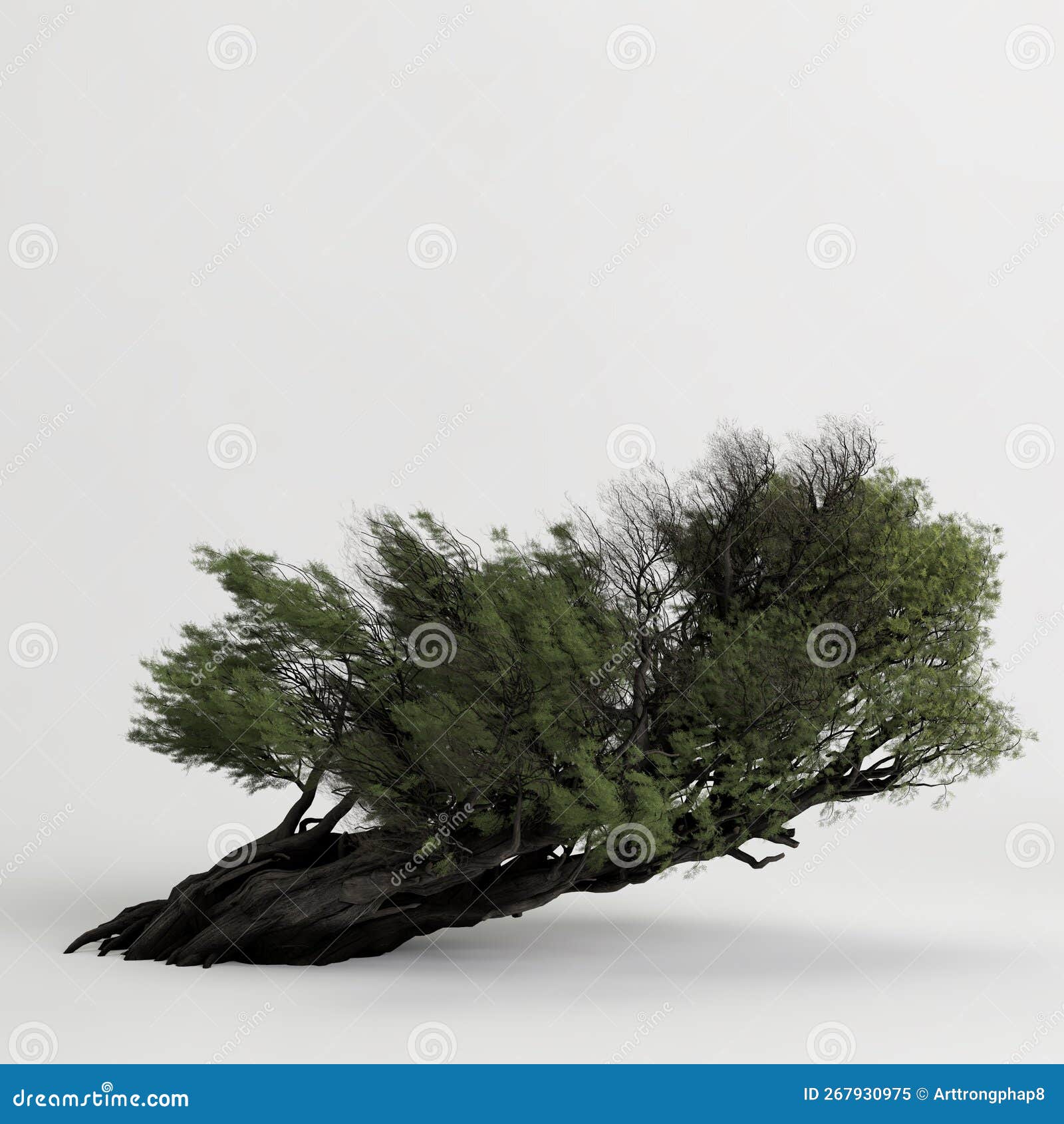 3d Illustration Of Juniperus Communis Tree Isolated On White Background ...