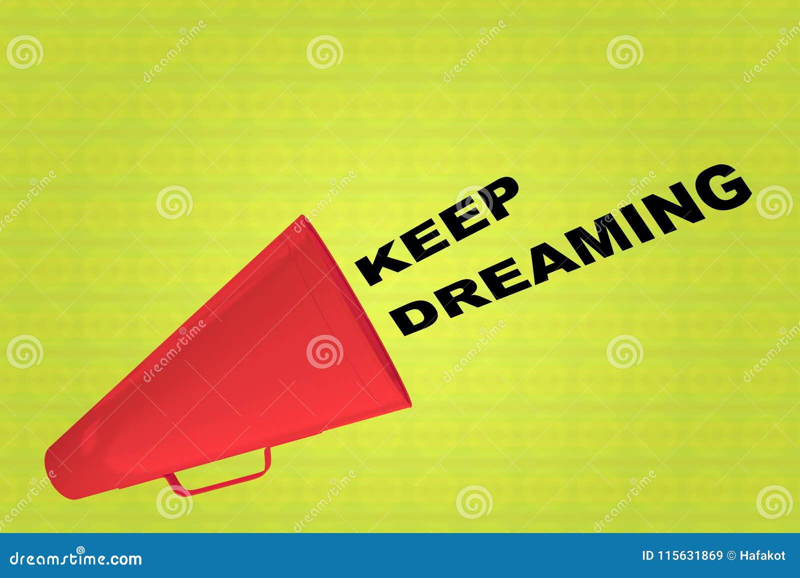 KEEP DREAMING concept stock illustration. Illustration of pensive ...