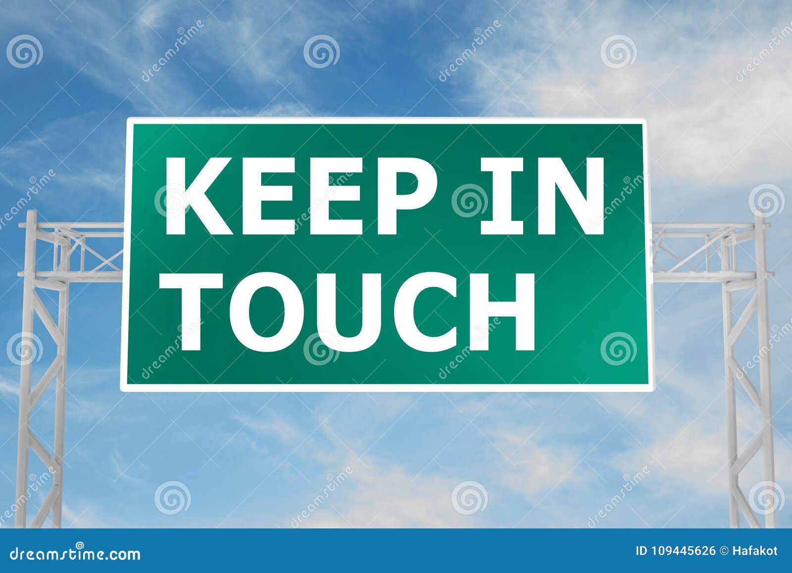 KEEP in TOUCH concept stock illustration. Illustration of relationship ...