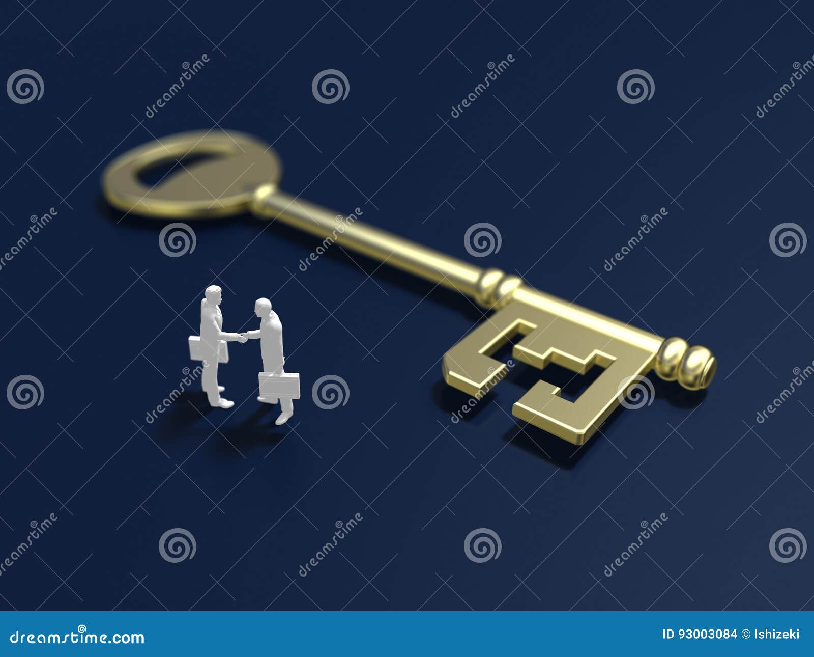 3D illustration of key. stock illustration. Illustration of adventure ...