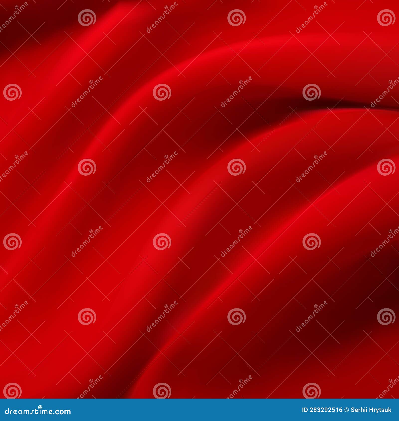 3D Illustration of Large Red Flag Fullscreen Background in the Wind ...
