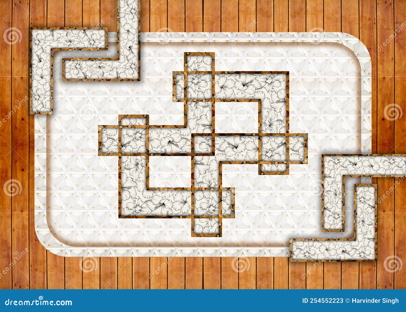 3d Illustration, Latest Ceiling Wallpaper Background, Flex Wallpaper ...