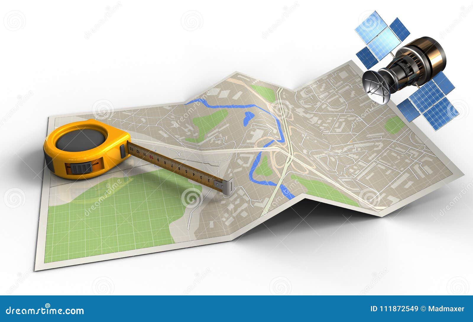3d measure tool stock illustration. Illustration of tool - 111872549