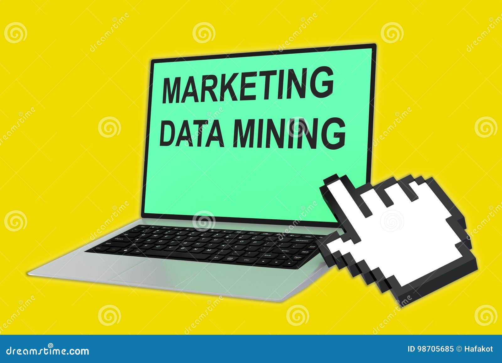 Marketing Data Mining Concept Stock Illustration - Illustration of ...