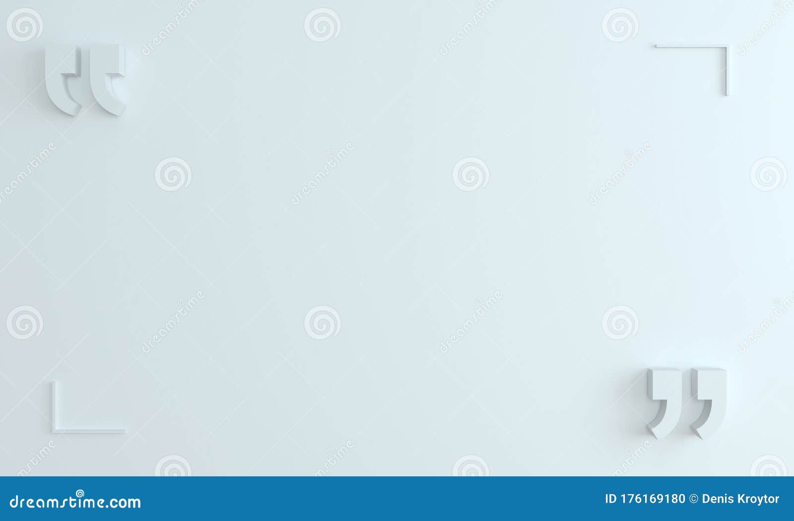 Quotation Mark Quotation in the Room Wall Stock Illustration ...