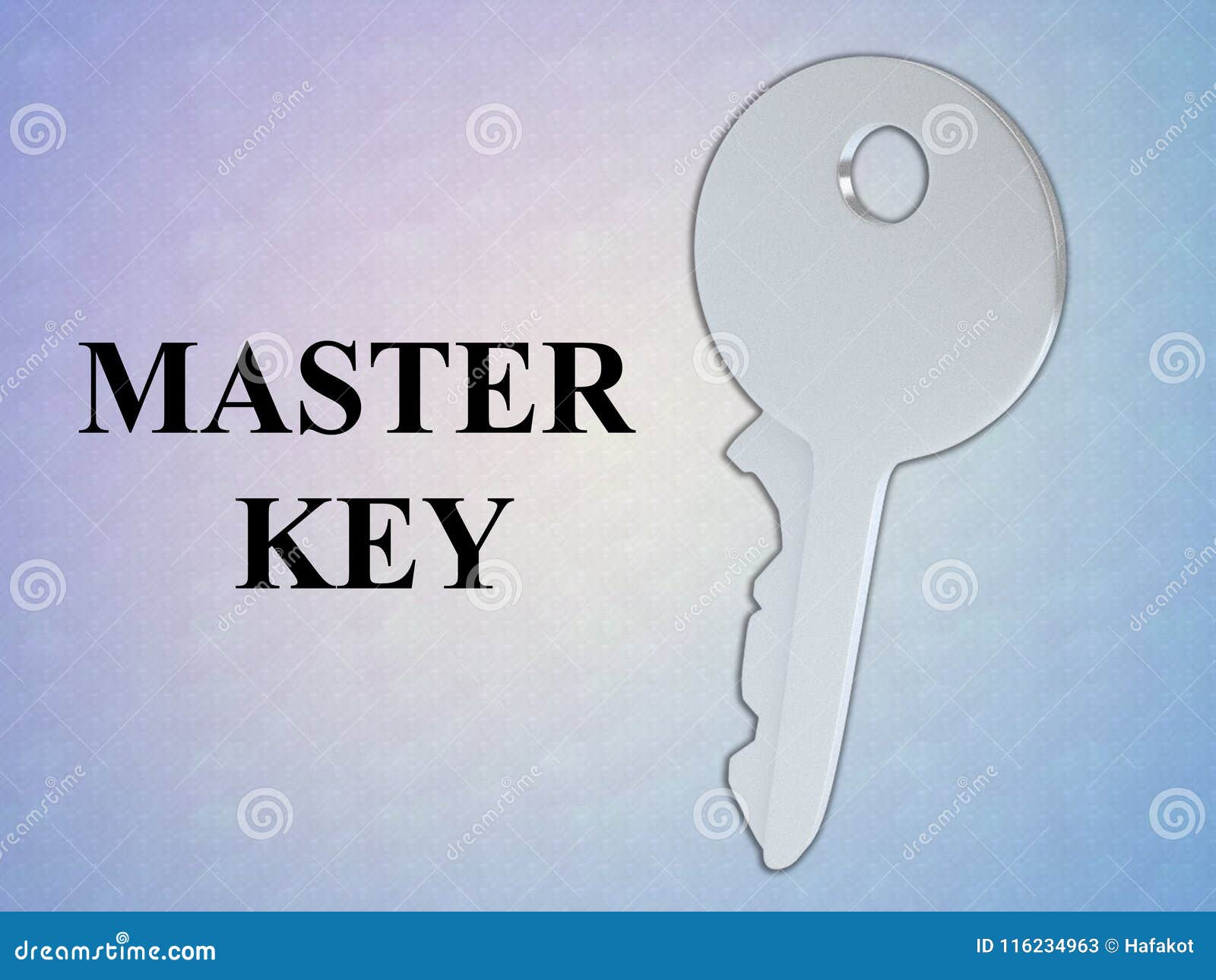 MASTER KEY concept stock illustration. Illustration of owner - 116234963