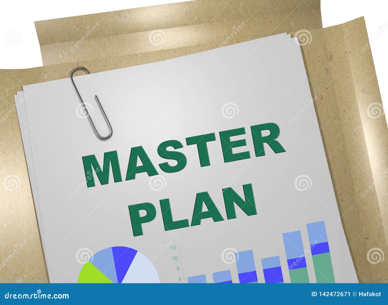 MASTER PLAN concept stock illustration. Illustration of estate - 142472671