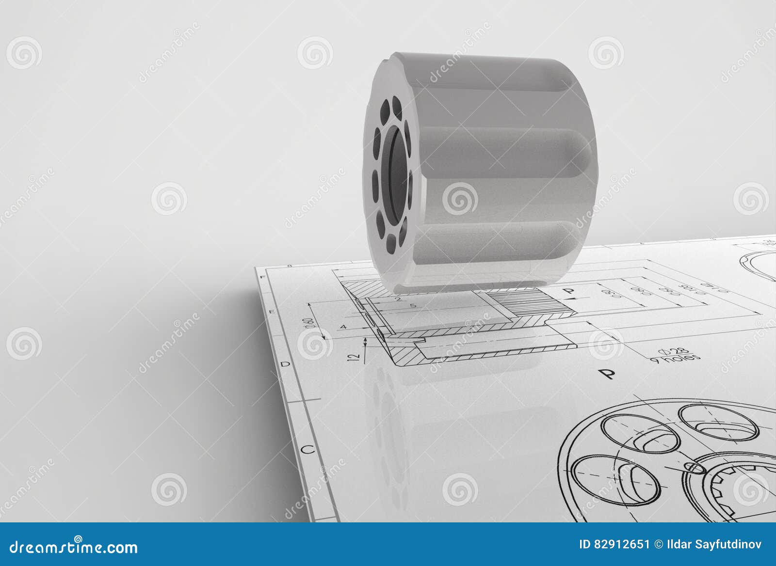 Mechanical Drawing Cross Hatching Of Face Hardened Steel, Cross ...