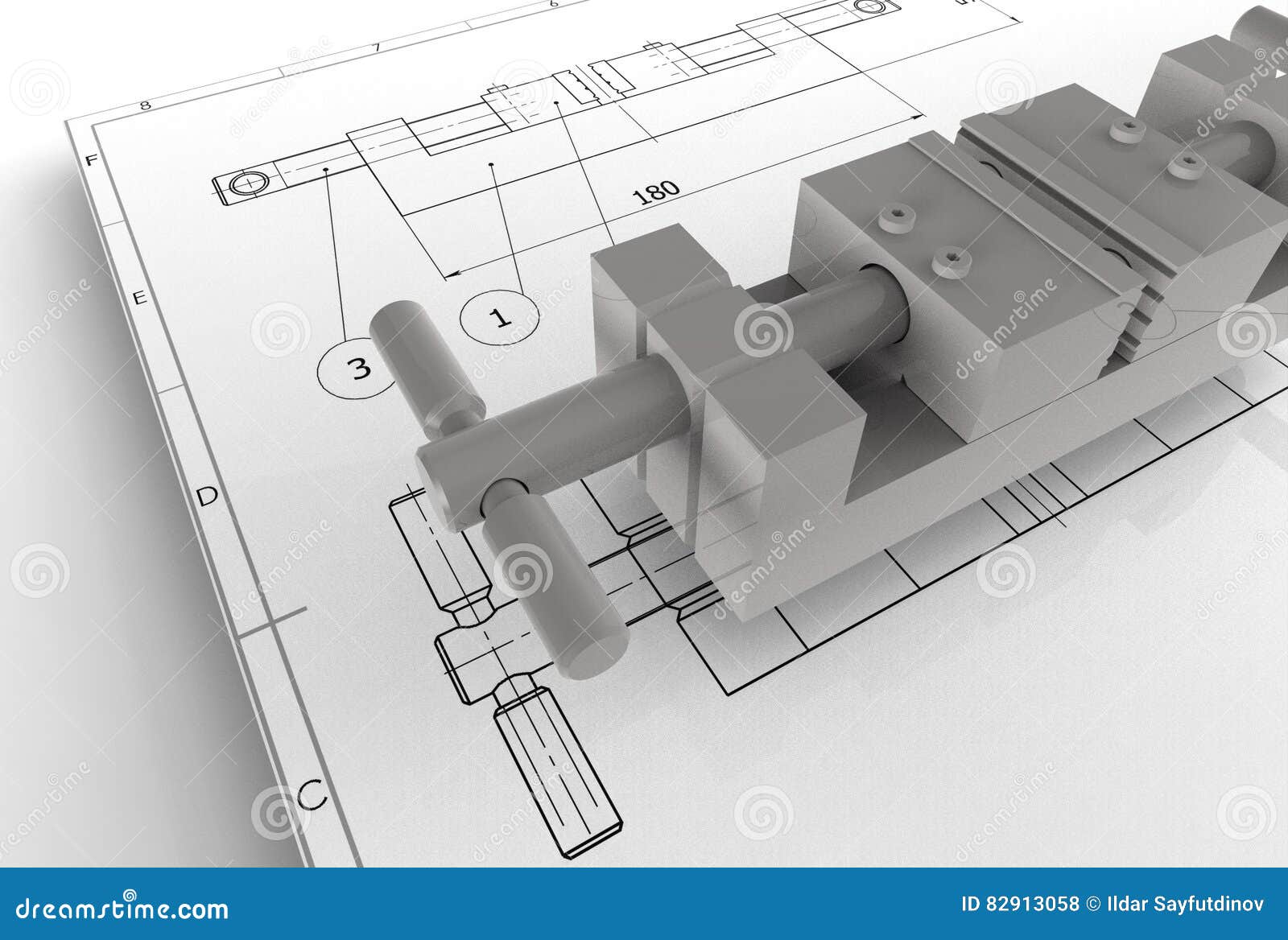 Mechanical Drawing Cross Hatching Of Wrought Steel, Tension Can Be ...