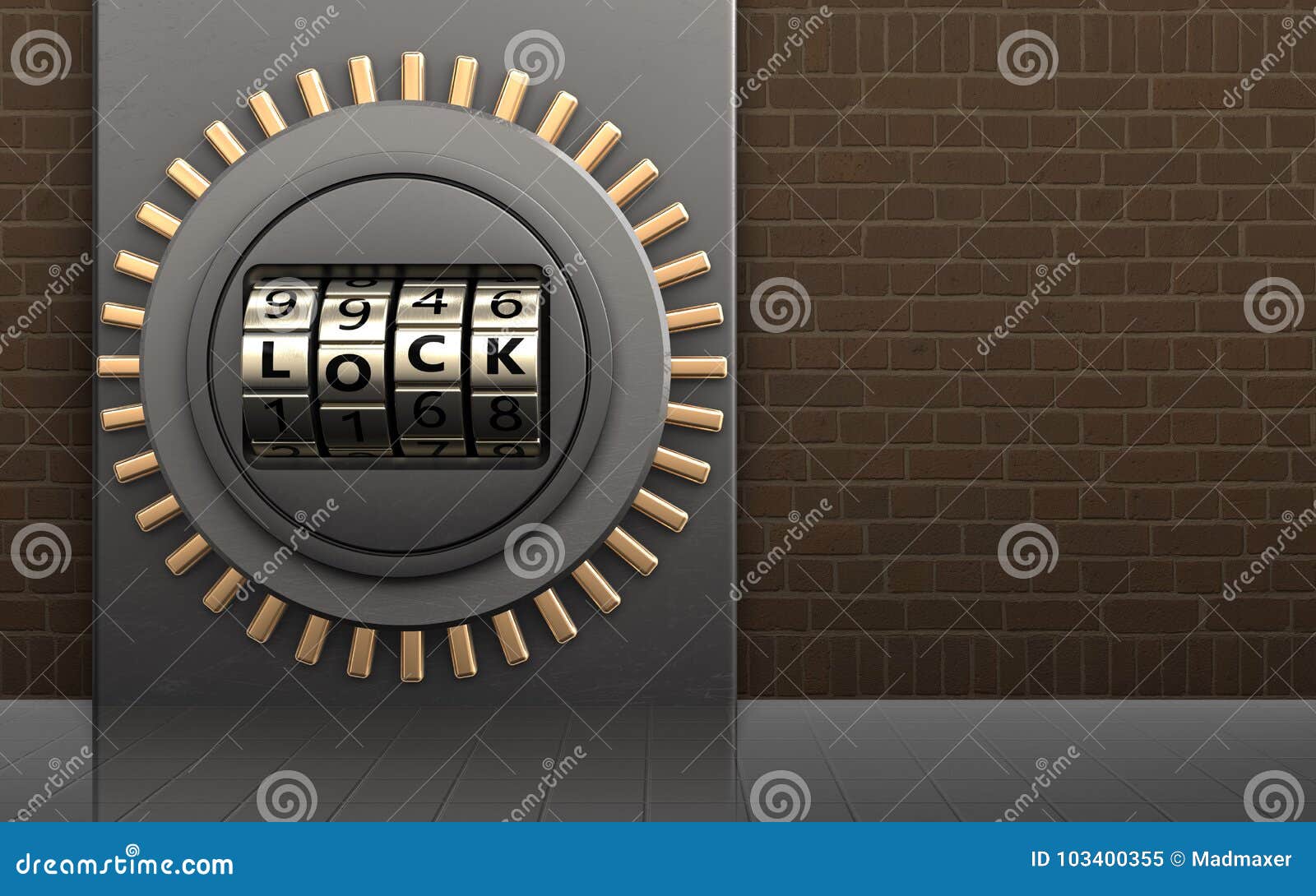 3d metal box metal box stock illustration. Illustration of secure ...